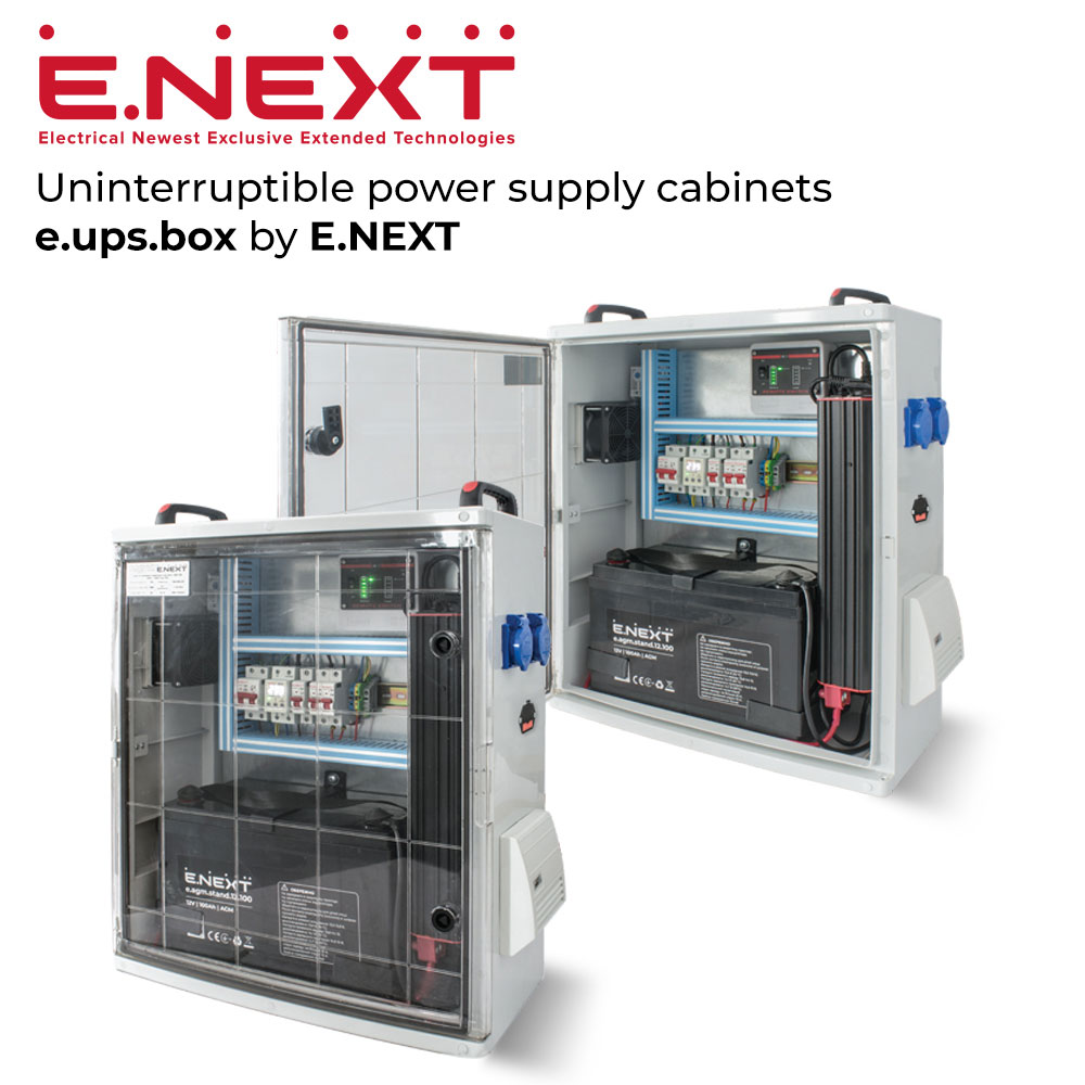 Company news — Uninterruptible power supply cabinets e.ups.box by E.NEXT