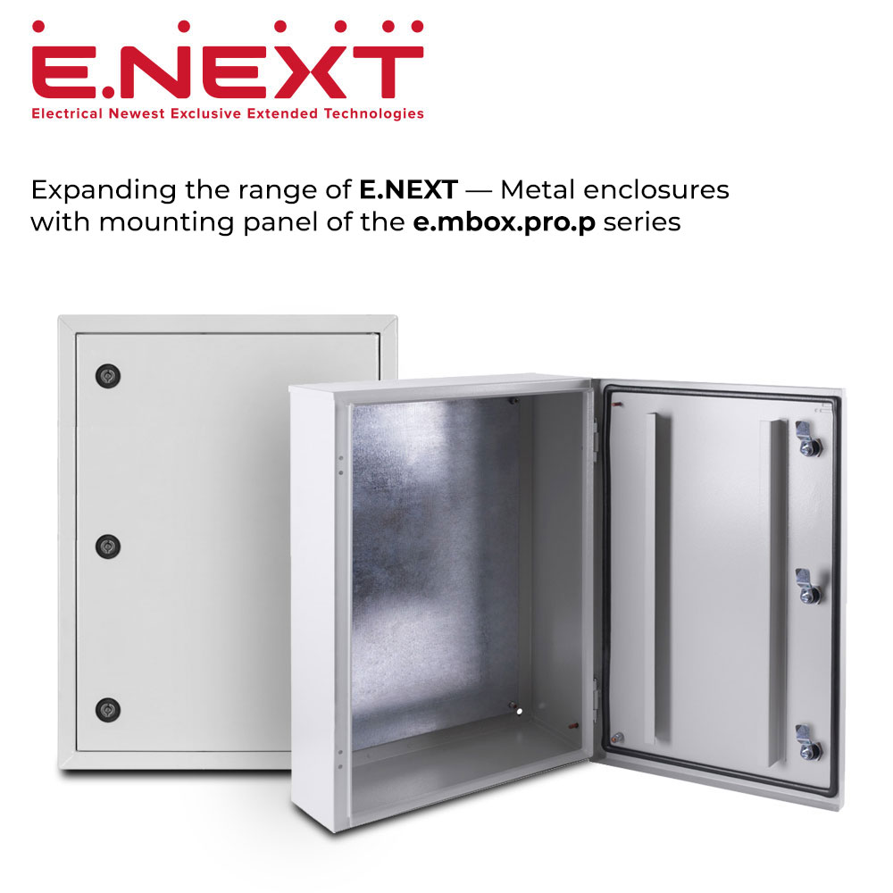 Company news — Expanding the range of E.NEXT — Metal enclosures with ...